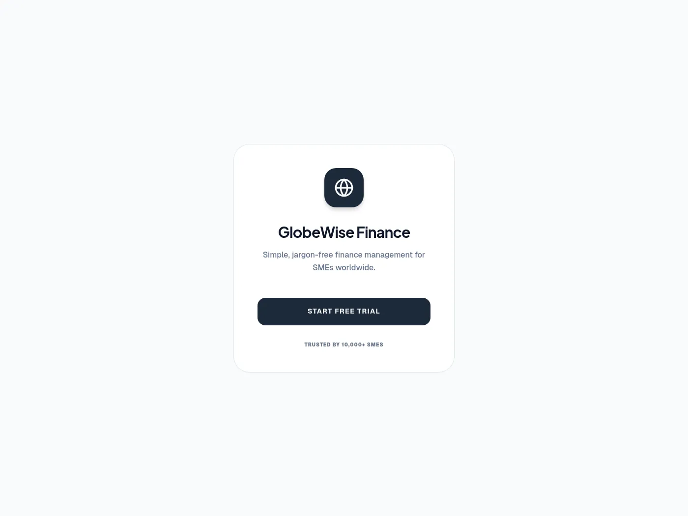 GlobeWise Finance Portal