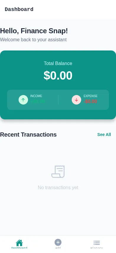 Finance Snap Assistant