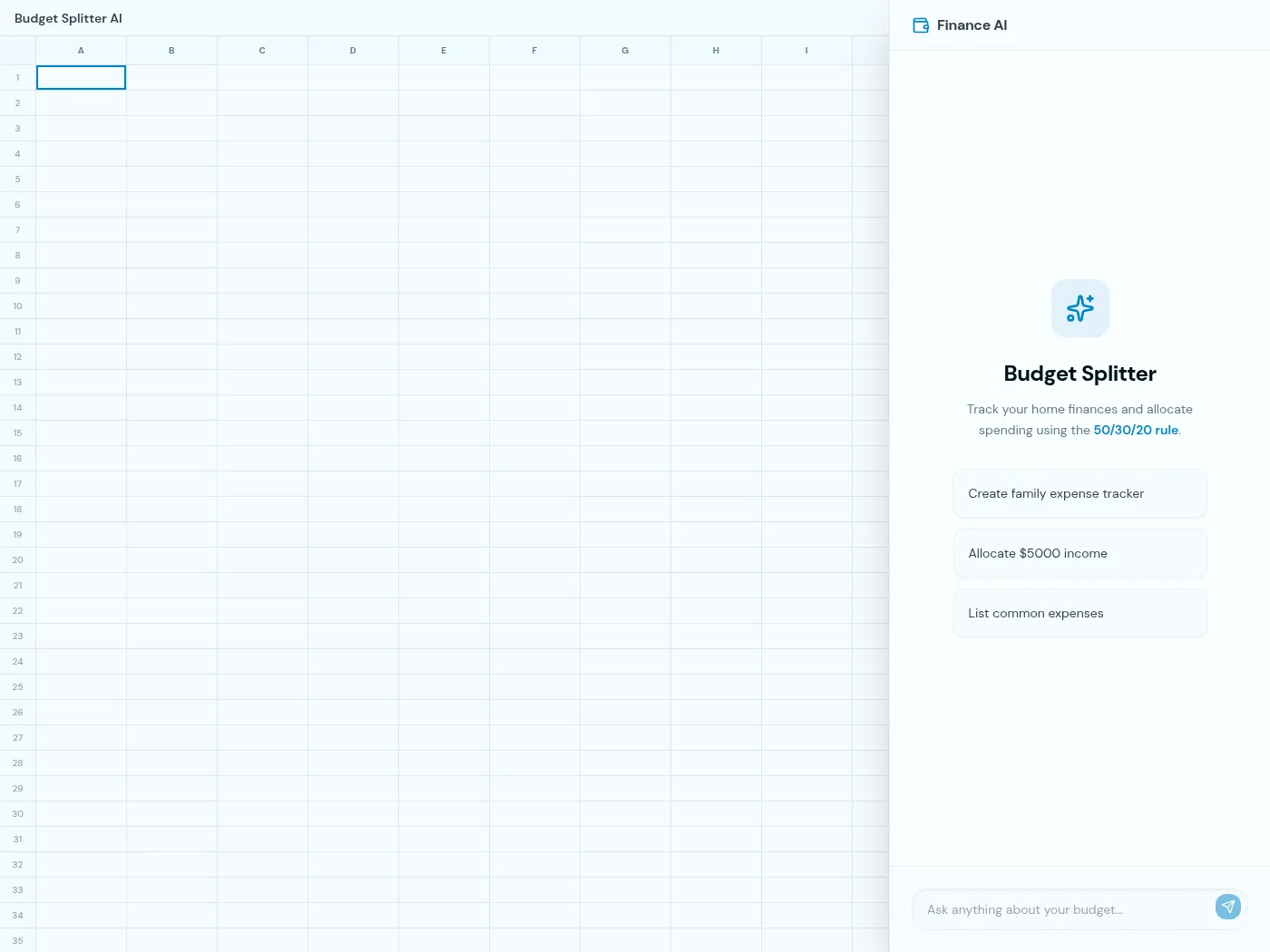 Budget Splitter App
