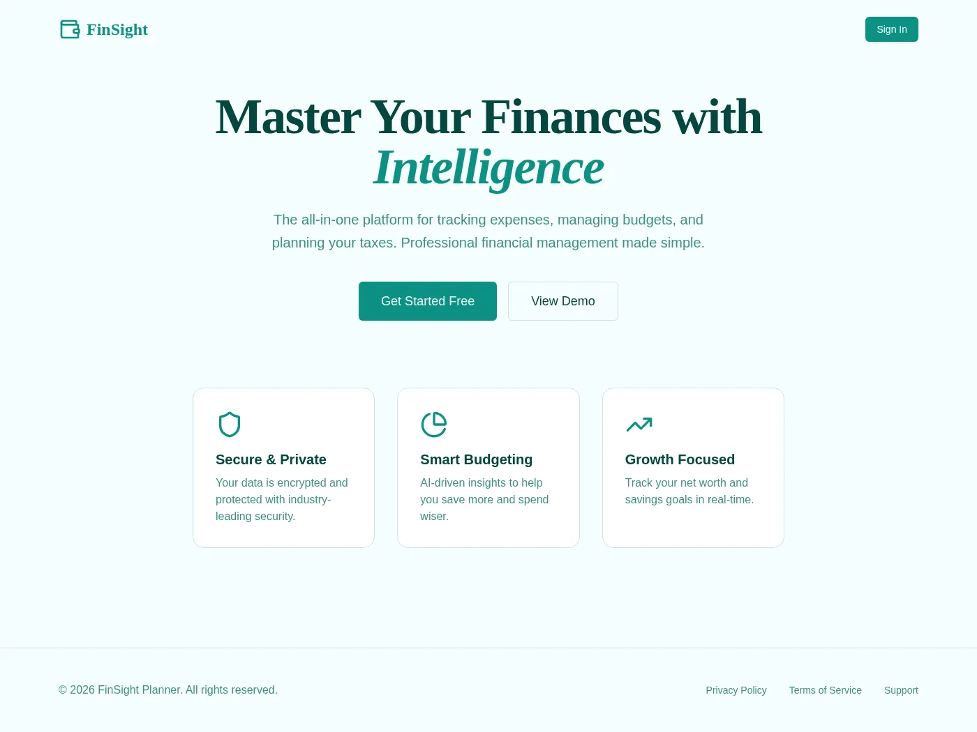 FinSight Planner