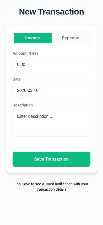Finance Toast Notifier