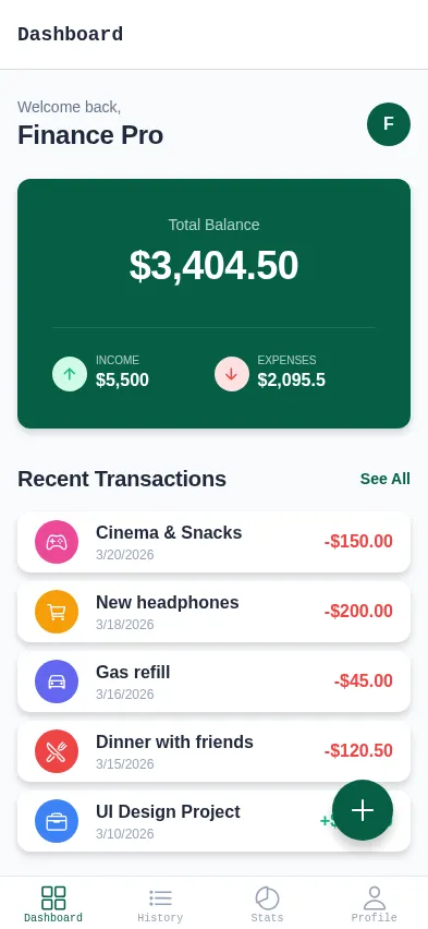 EZ Finance Tracker