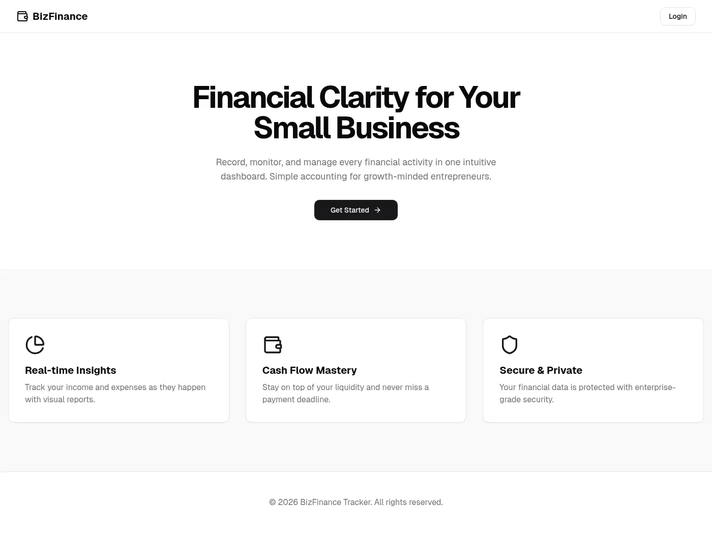 BizFinance Tracker