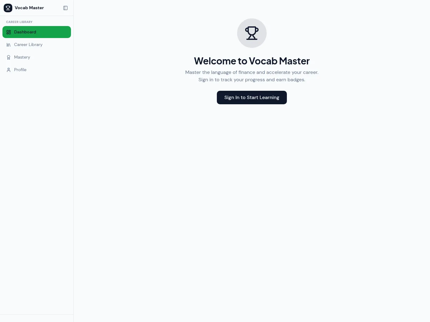 Finance Vocab Master