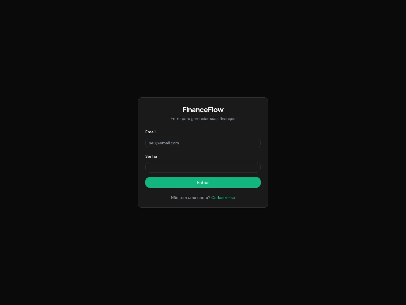 FinanceFlow Personal Finance Suite