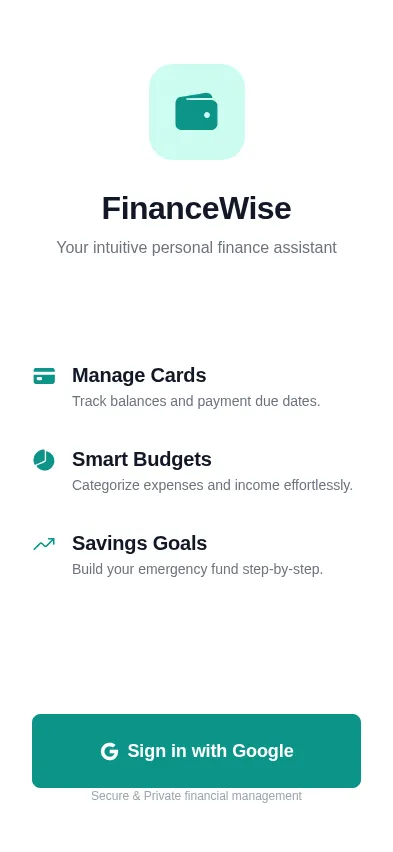 FinanceWise Assistant