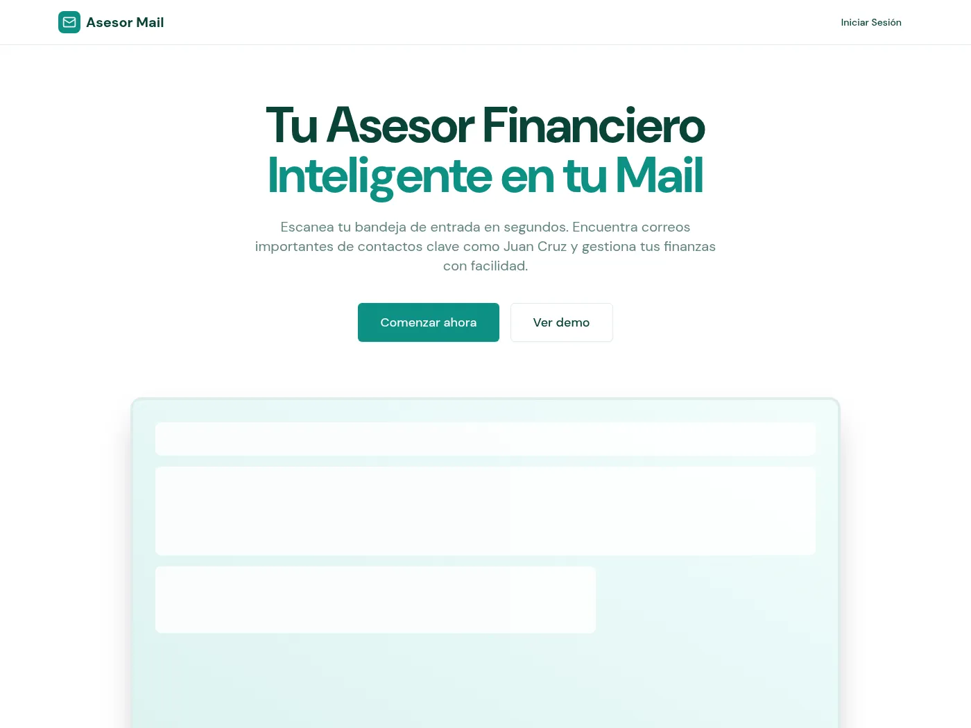 Correo Asesor Financiero