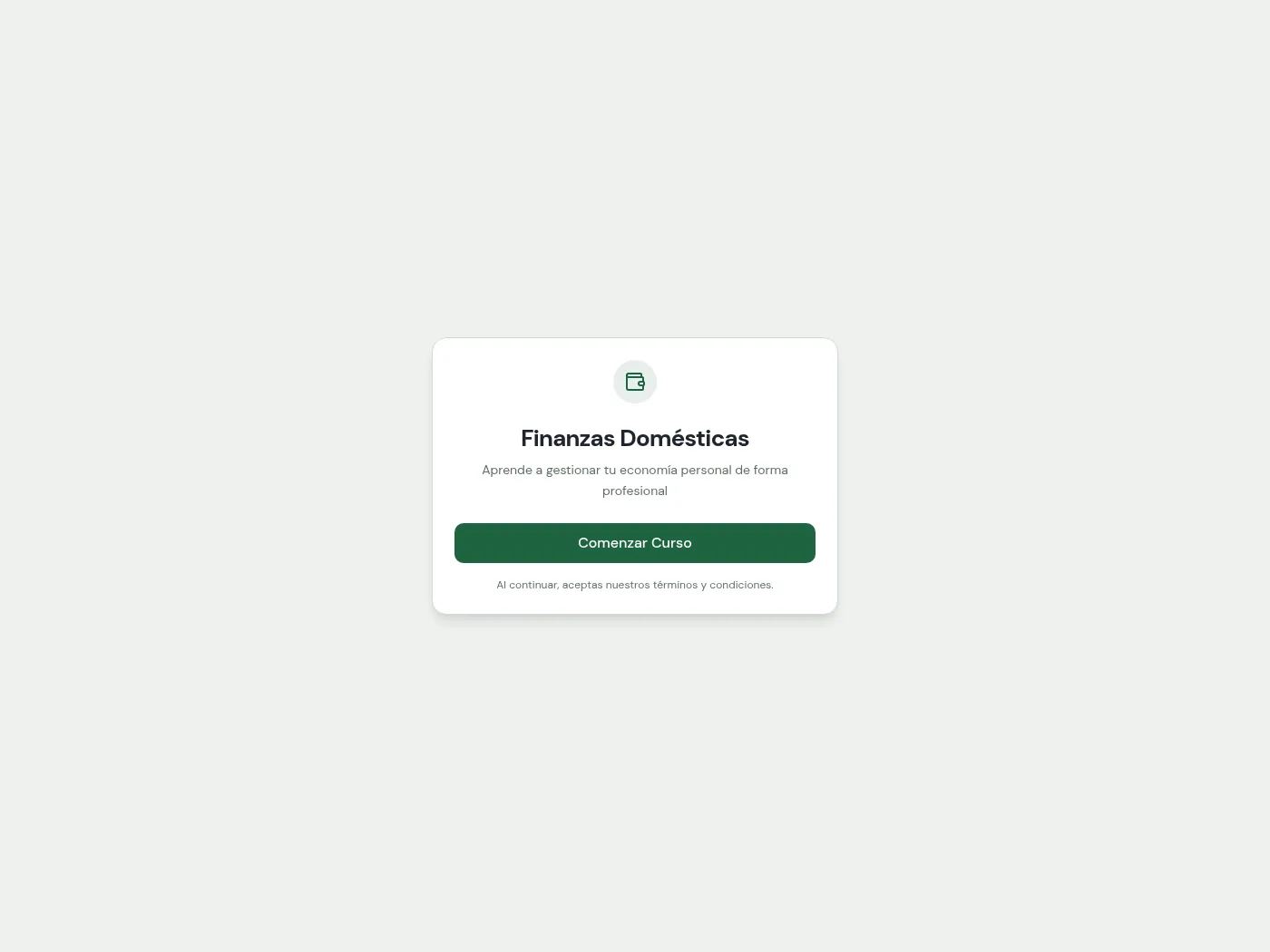 Finanzas Domésticas Web