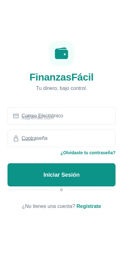 FinanzasFácil App