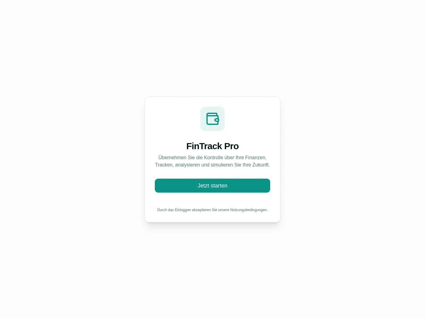 Finanzen Tracker Pro