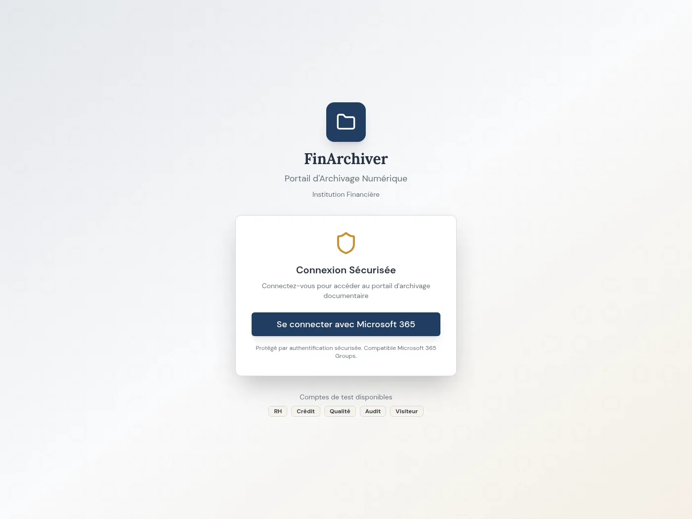 FinArchiver Portal