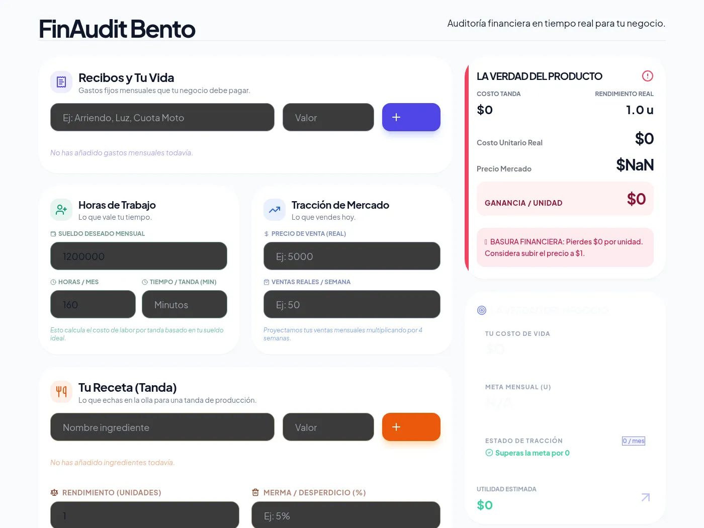 FinAudit Bento App