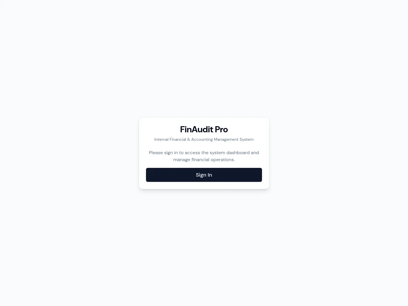 FinAudit Pro