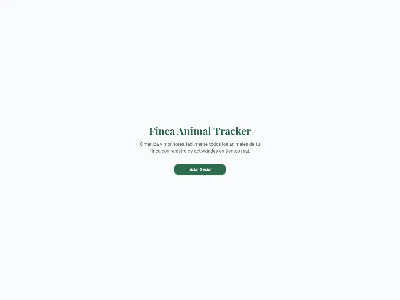 Finca Animal Tracker