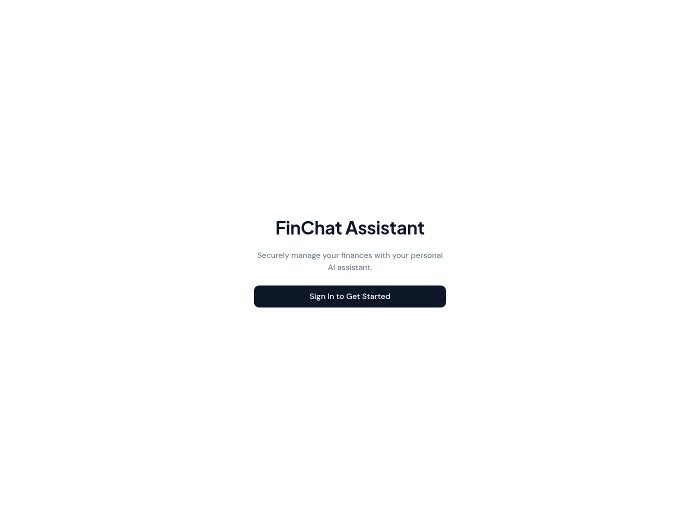 FinChat Assistant