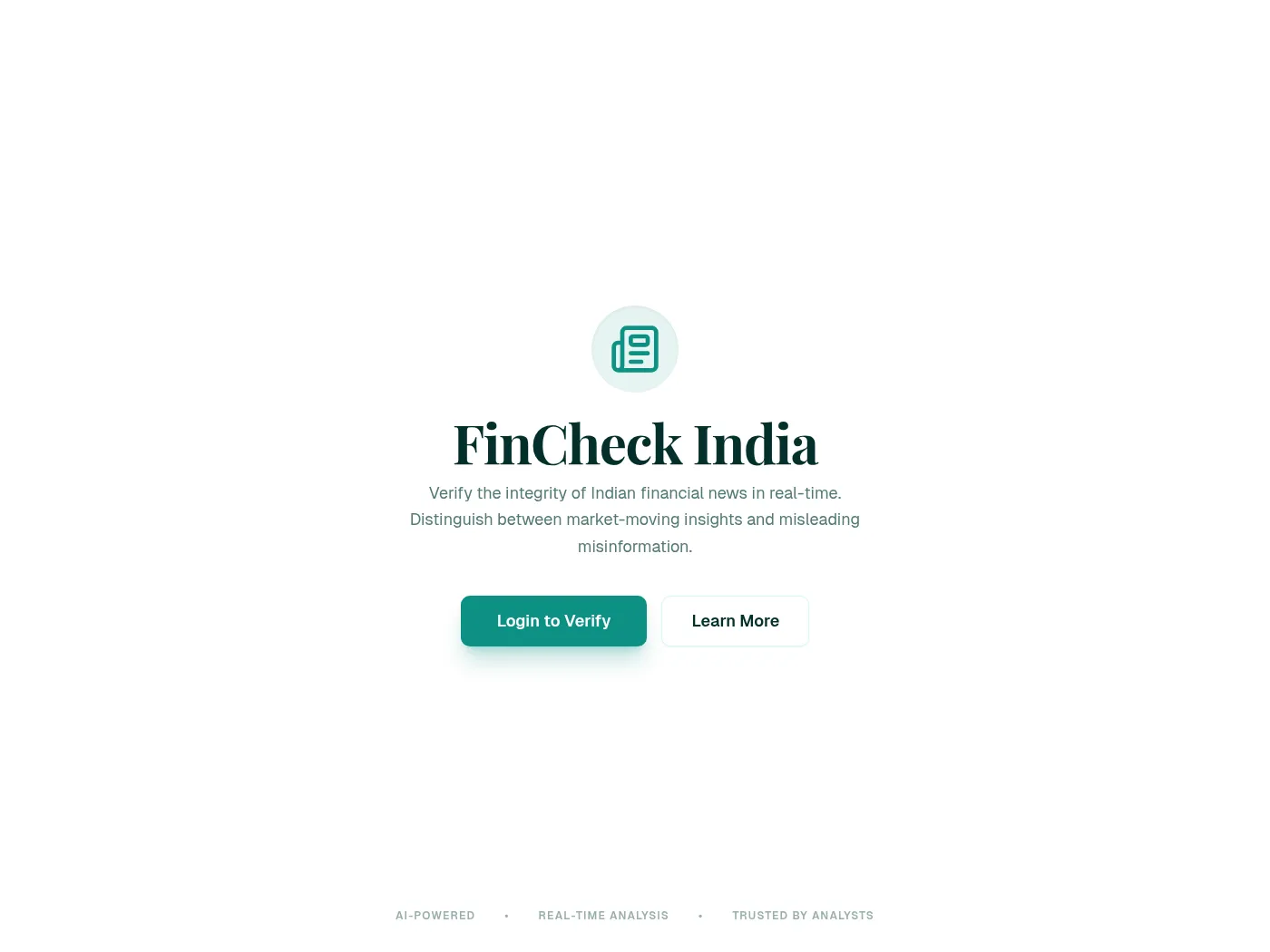 FinCheck Chrome Extension