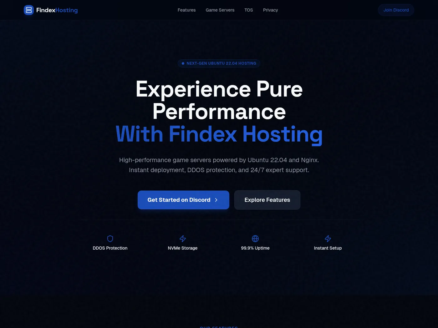 Findex Hosting Web Hub