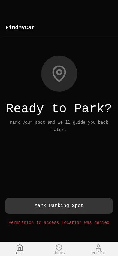 FindMyCar App