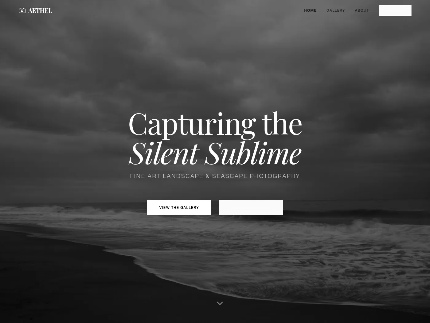 Fine Art Portfolio Site