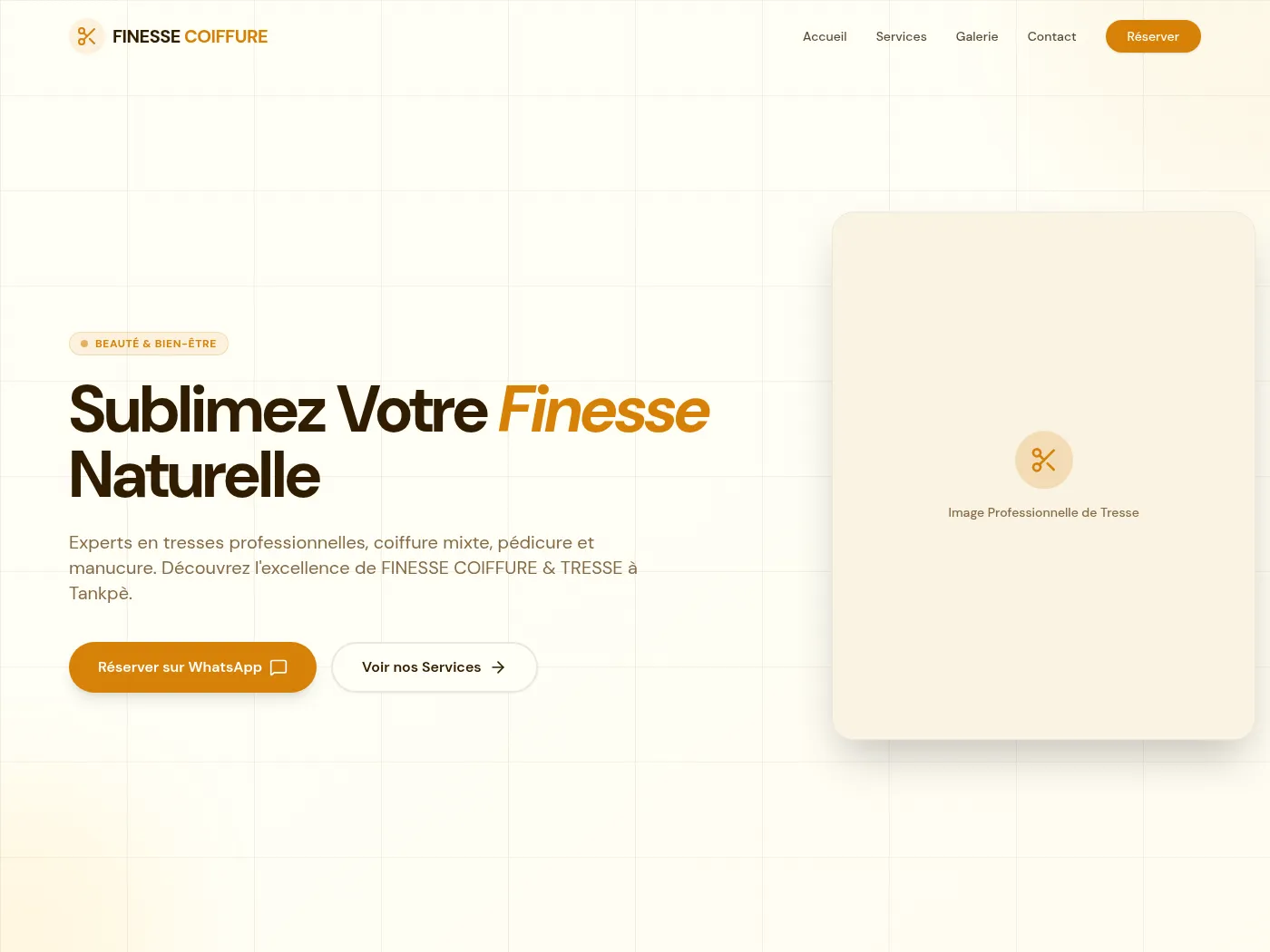 Finesse Coiffure Site