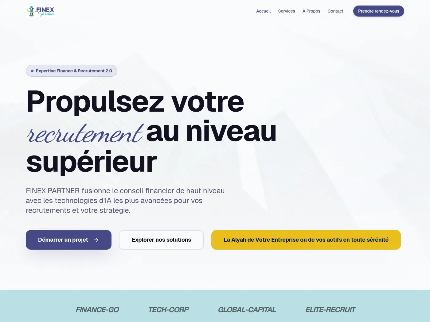 Finex Corporate Website