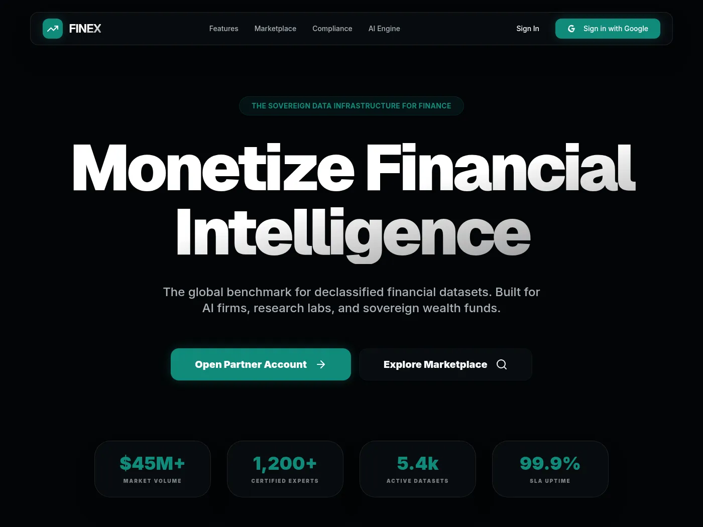 FINEX Data Marketplace