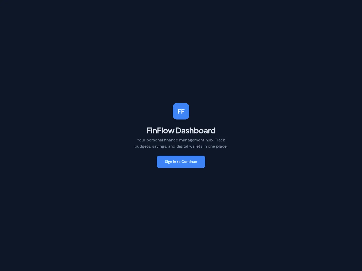FinFlow Dashboard