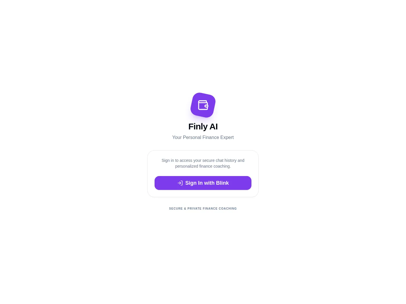 Finly AI Finance Coach