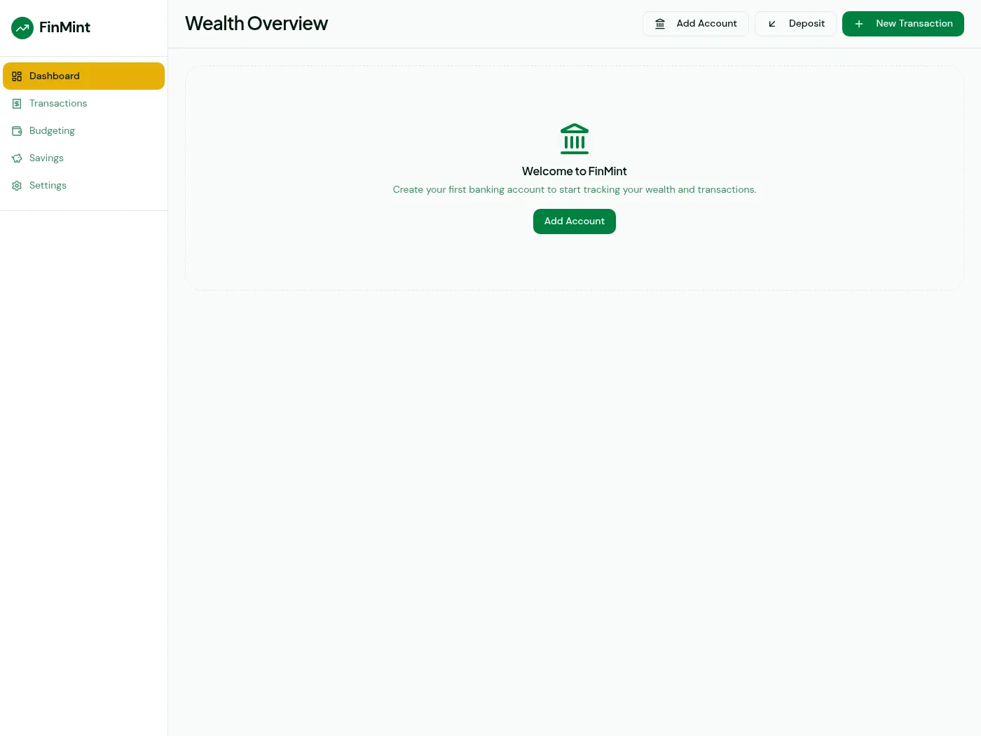 FinMint Finance App