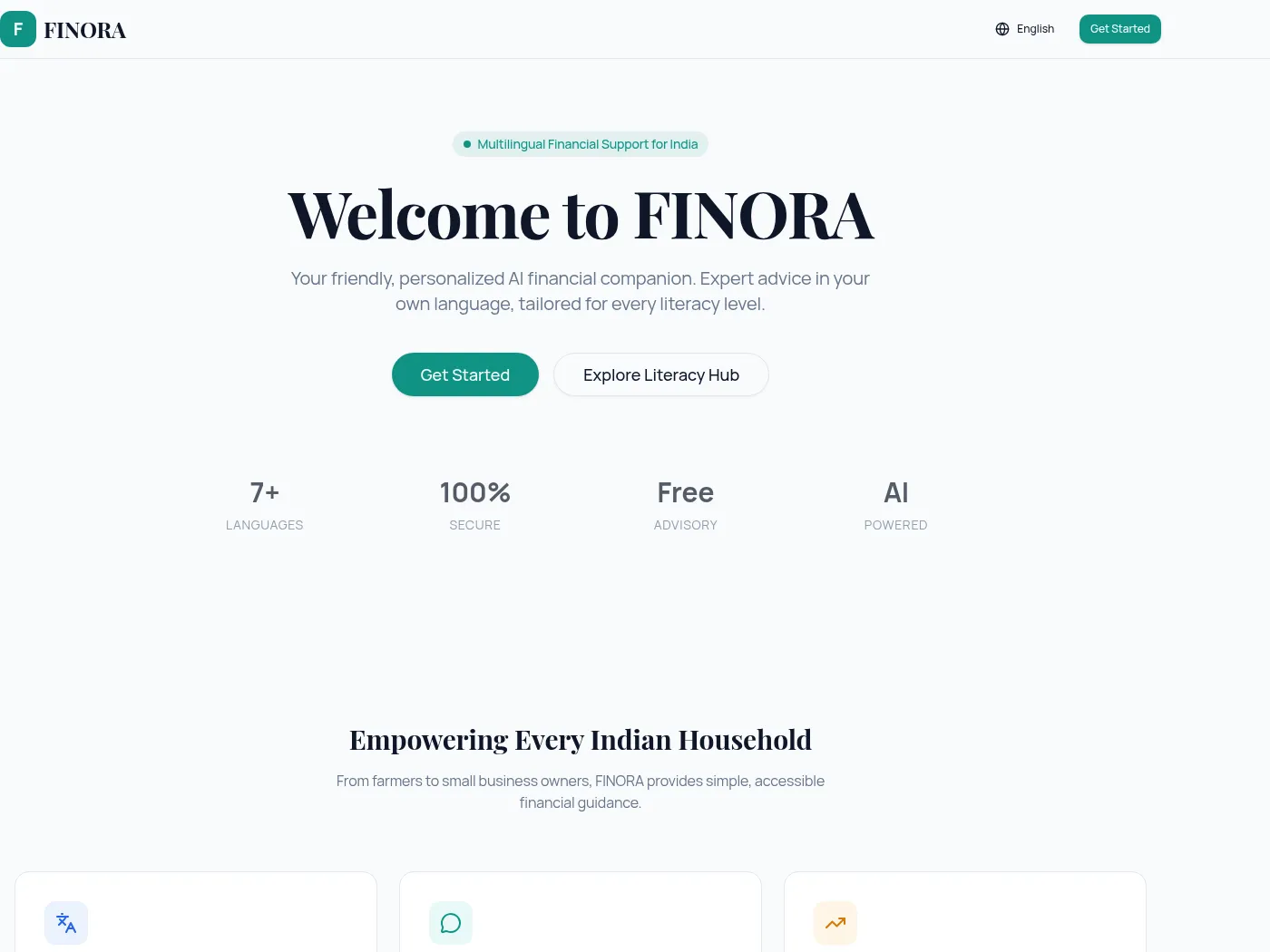 FINORA Financial Advisor AI
