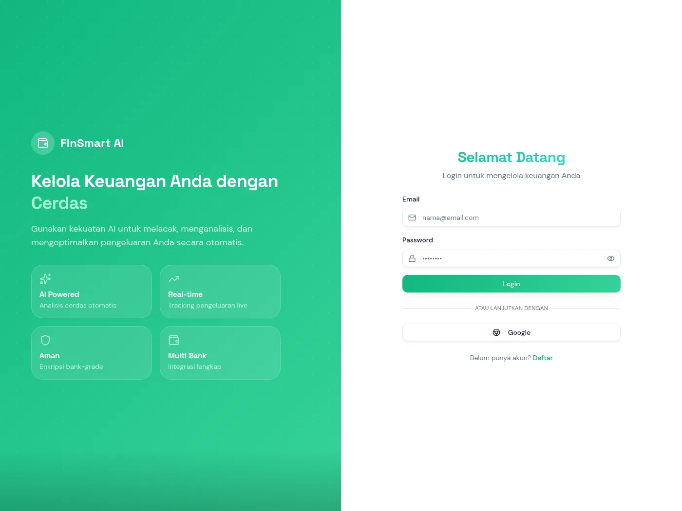 FinSmart AI Finance App