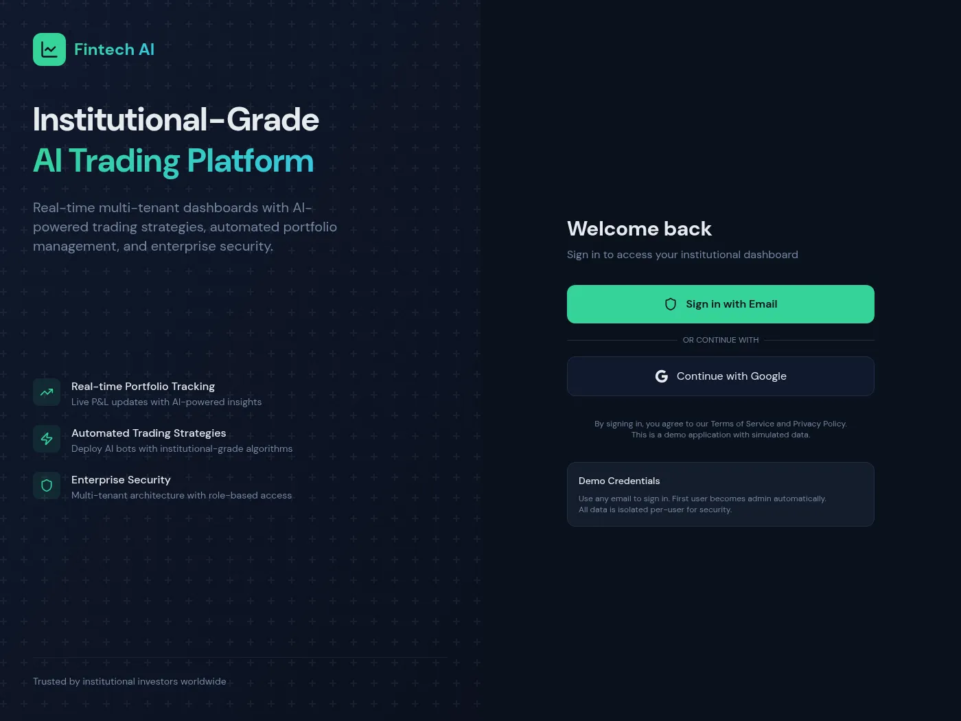 Fintech AI Realtime Suite