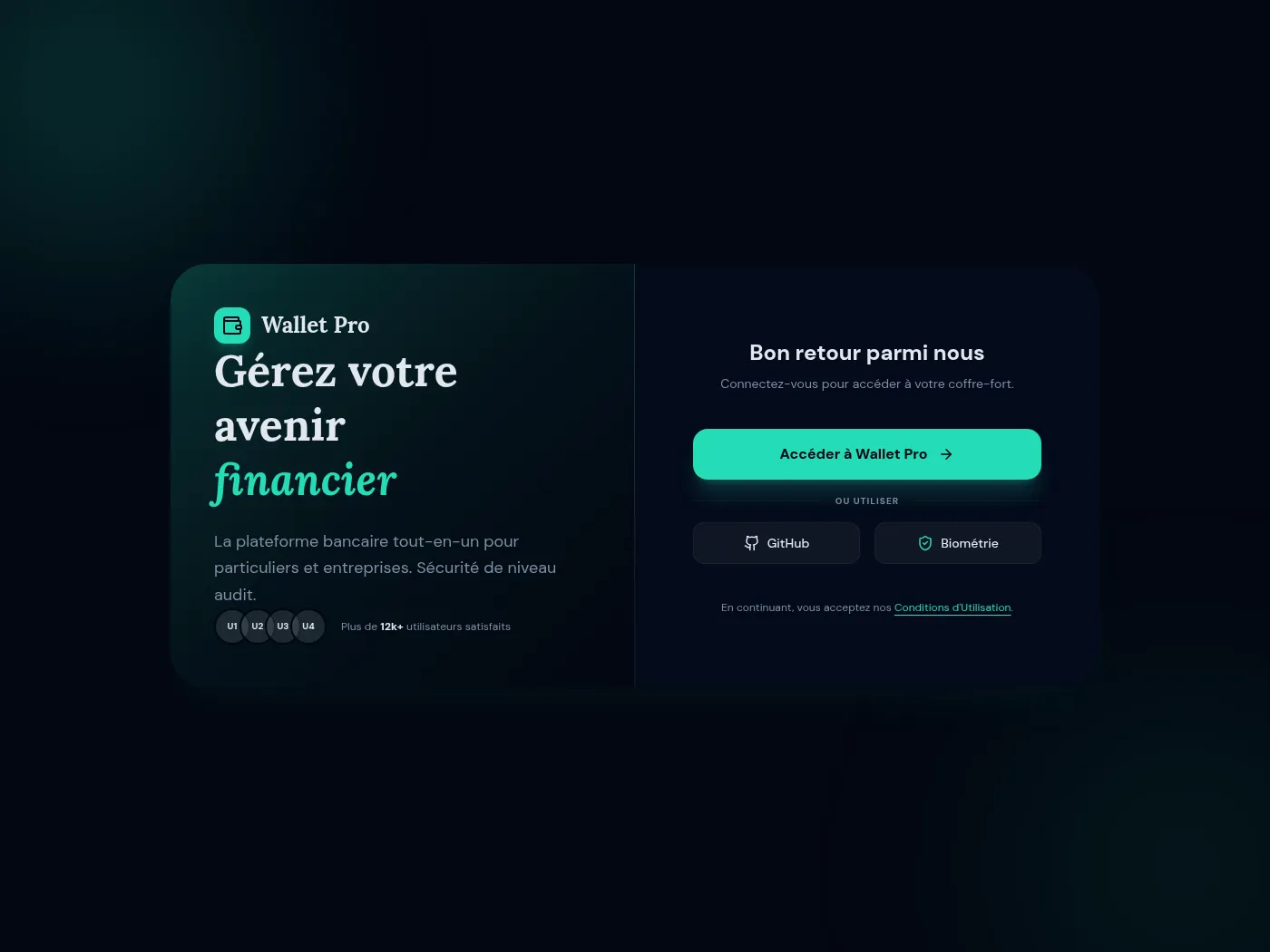 Fintech Wallet Pro