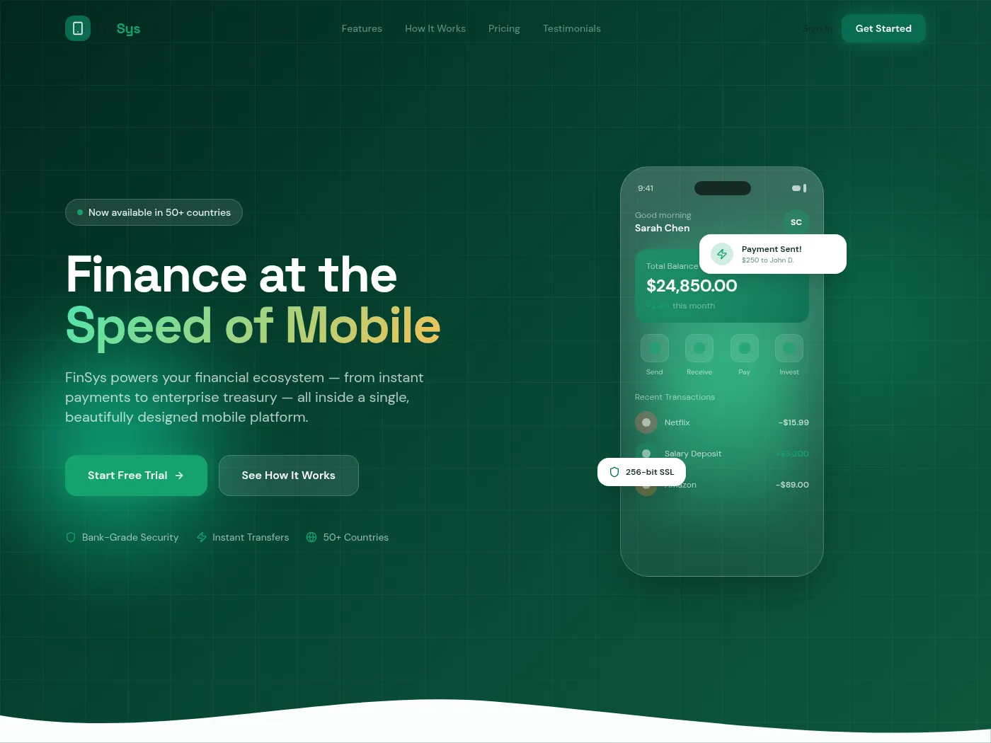 FinSys Web Presence