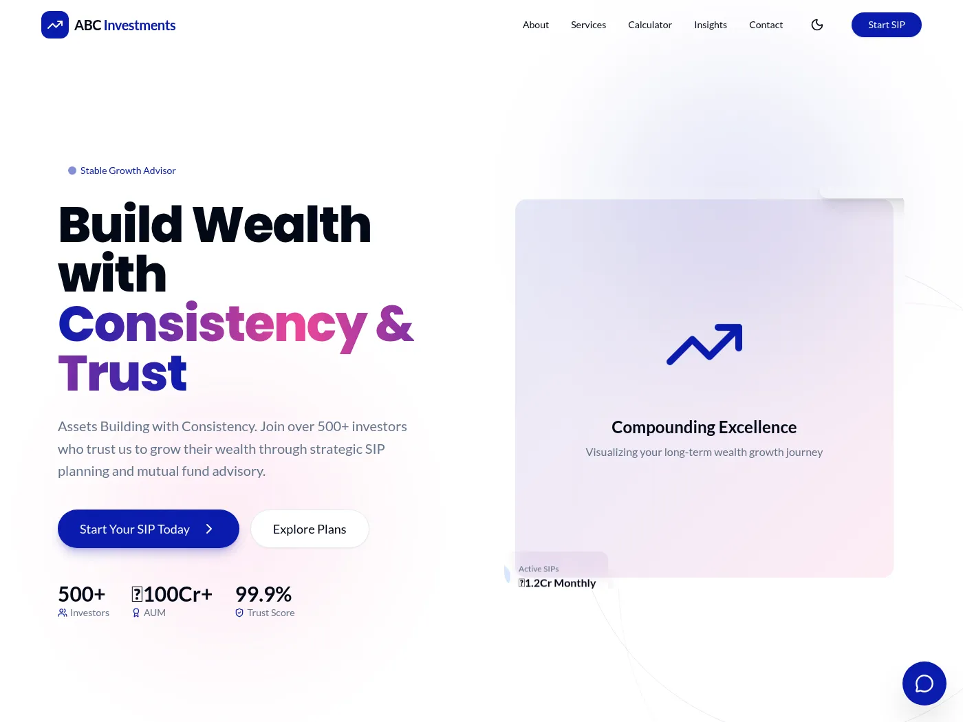 FinVest 3D Web Experience