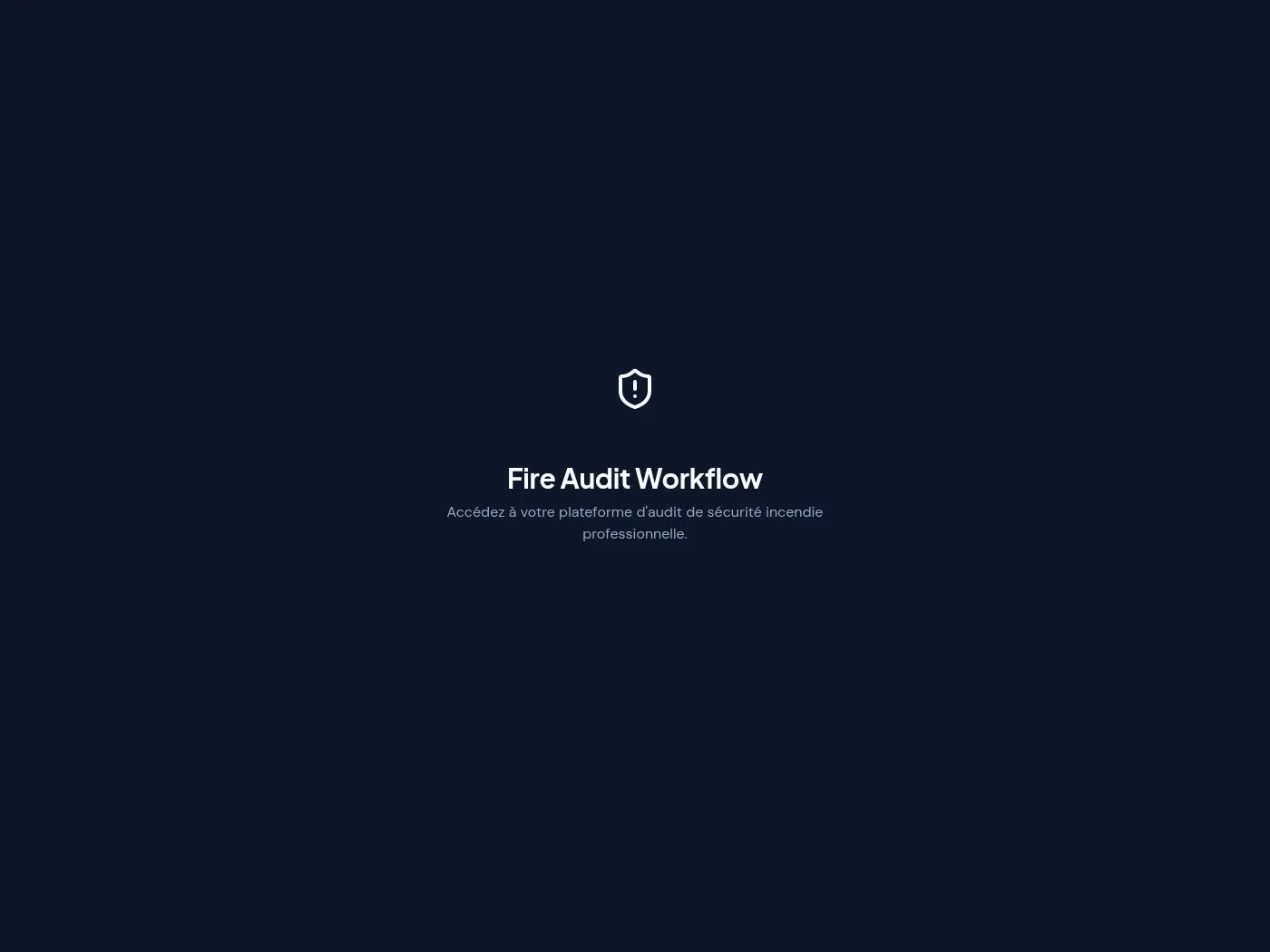 Fire Audit Workflow