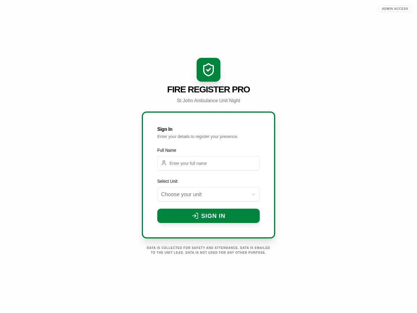 Live Fire Register Pro