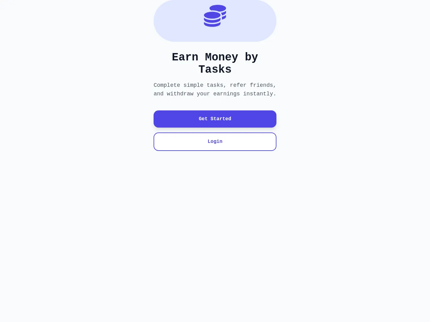 CoinEarner Web Portal