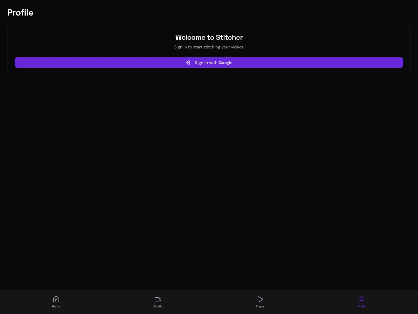 Firebase Video Stitcher