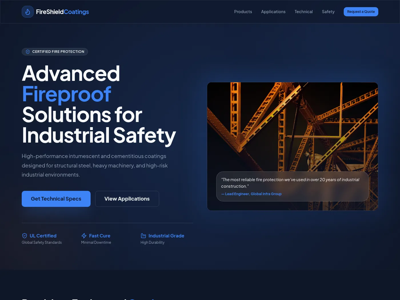 FireShield Coatings Site