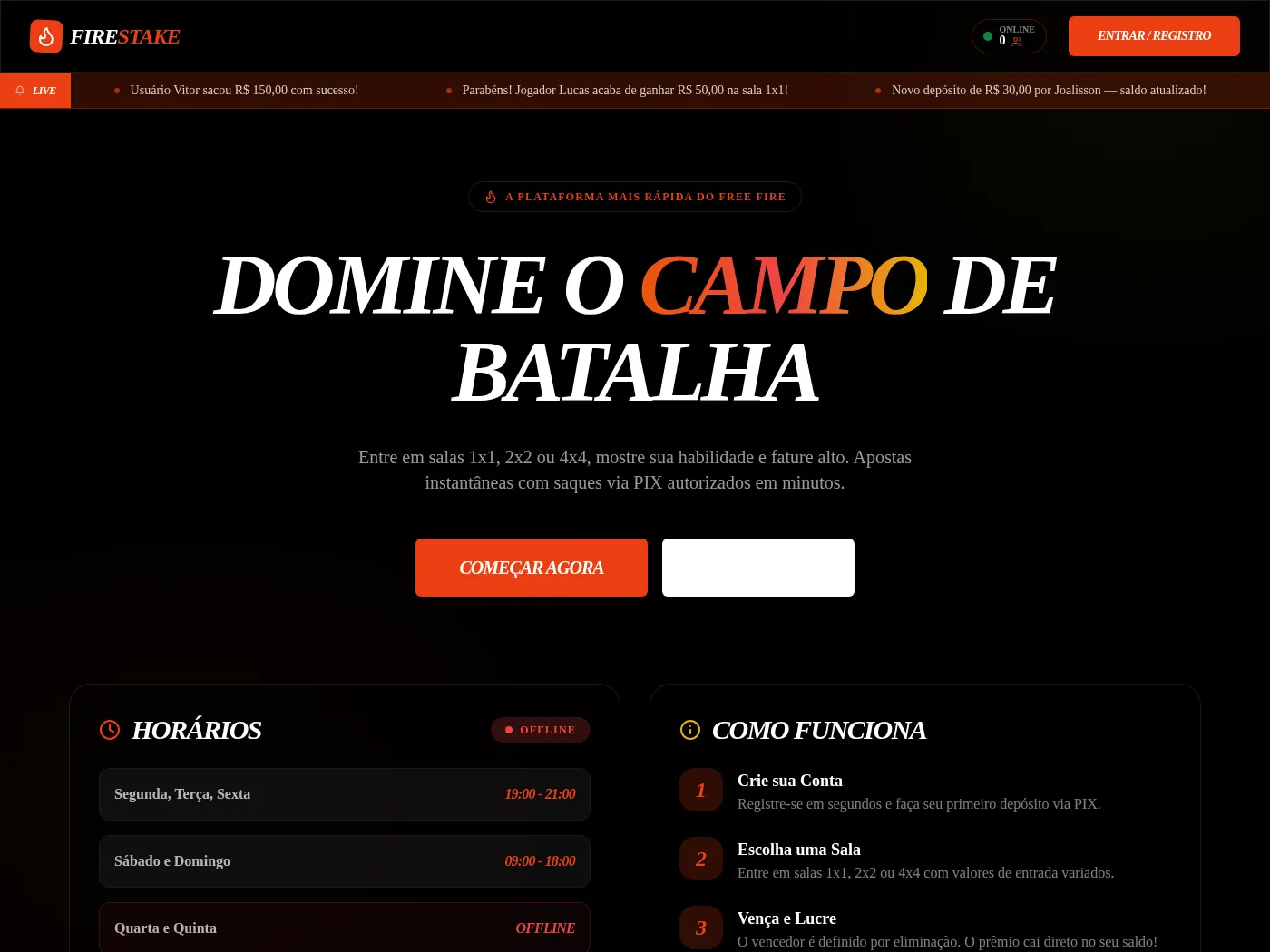 FireStake Betting Platform