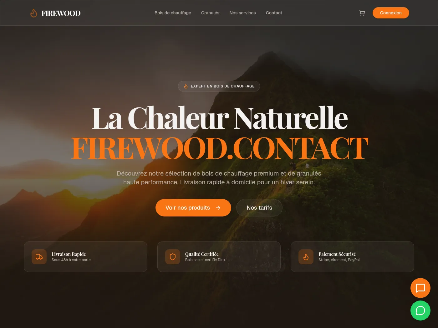 Firewood Web Shop