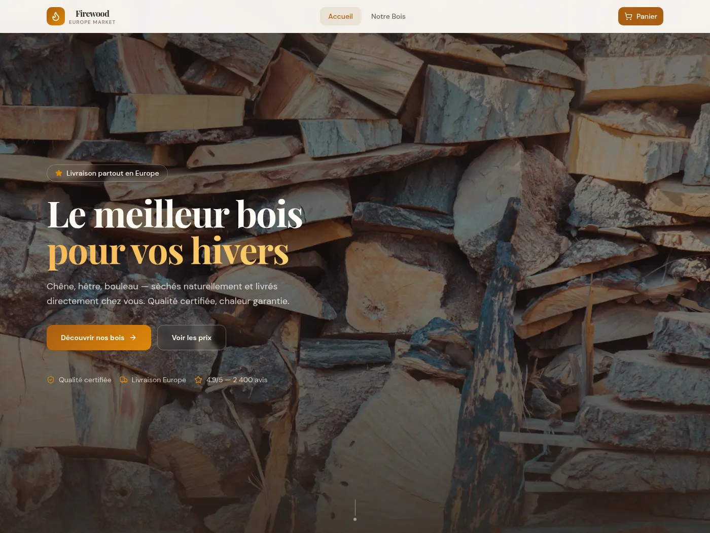 Firewood Europe Market