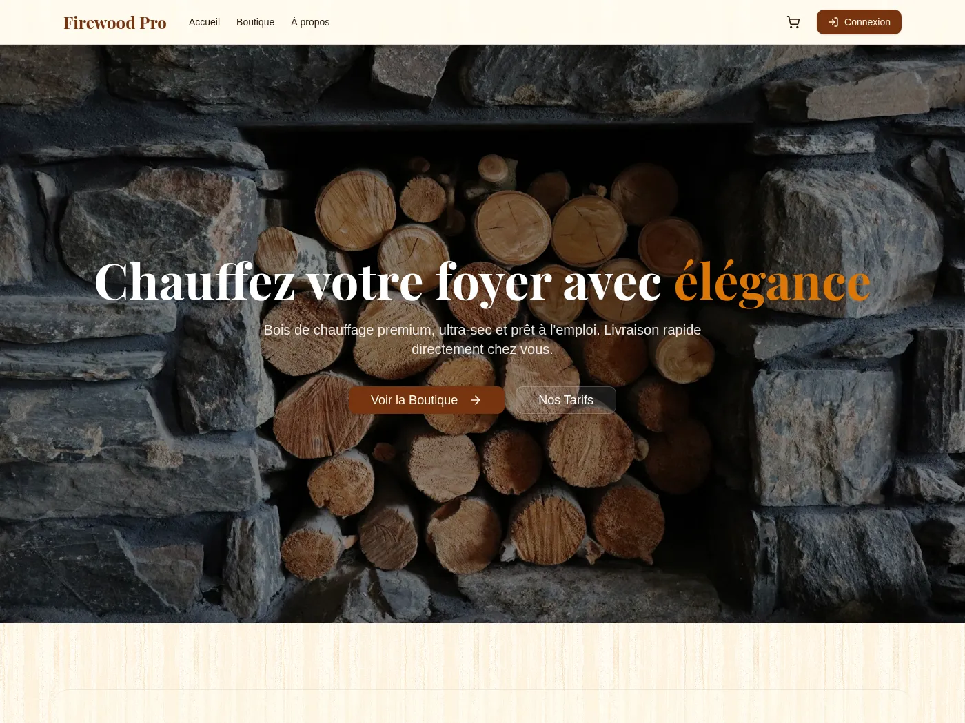 Firewood Pro Sales Site