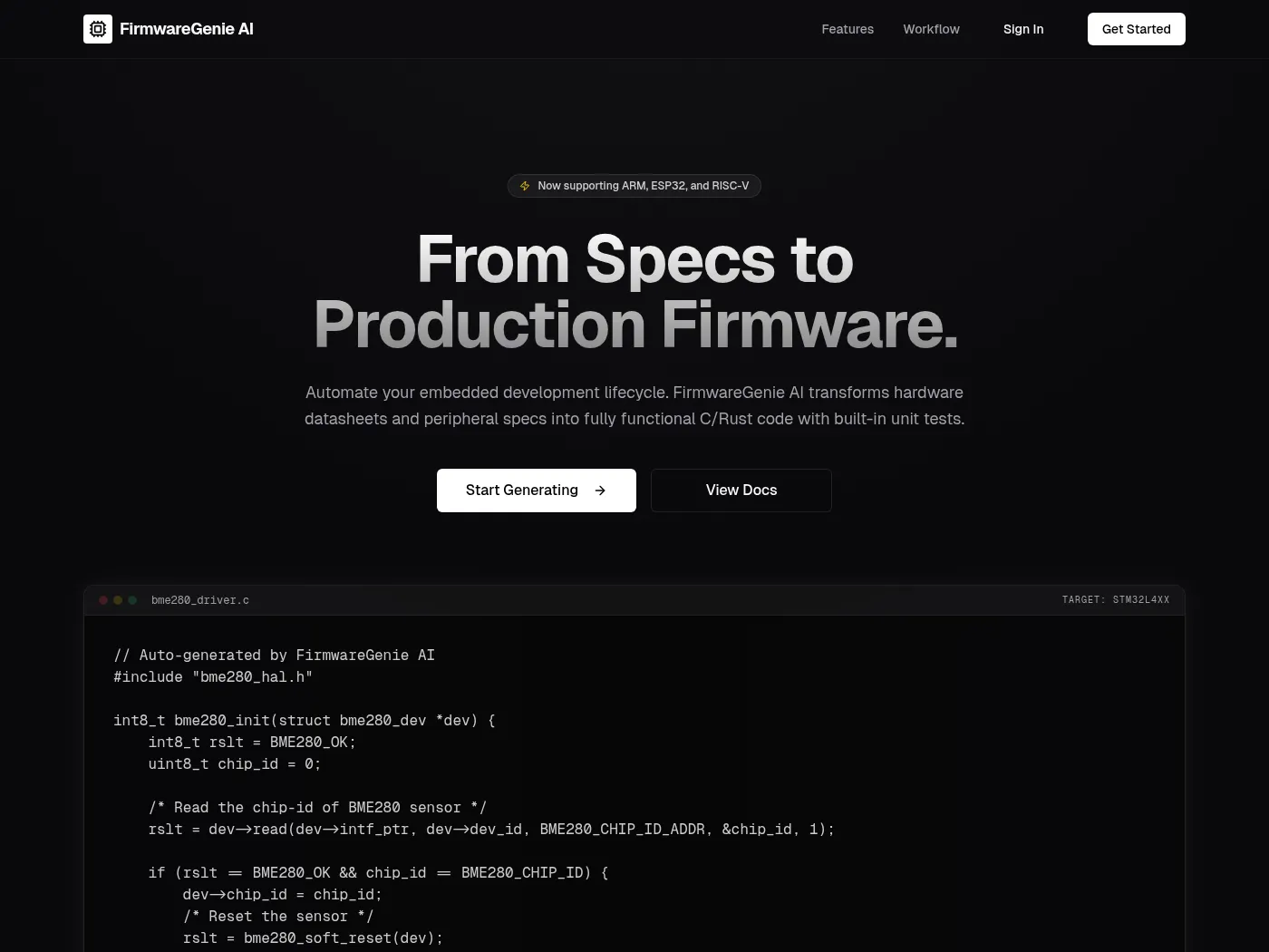 FirmwareGenie AI