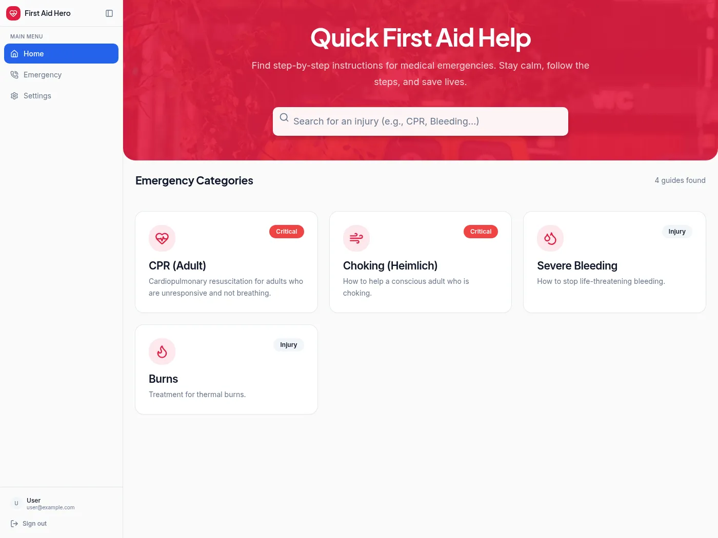First Aid Hero