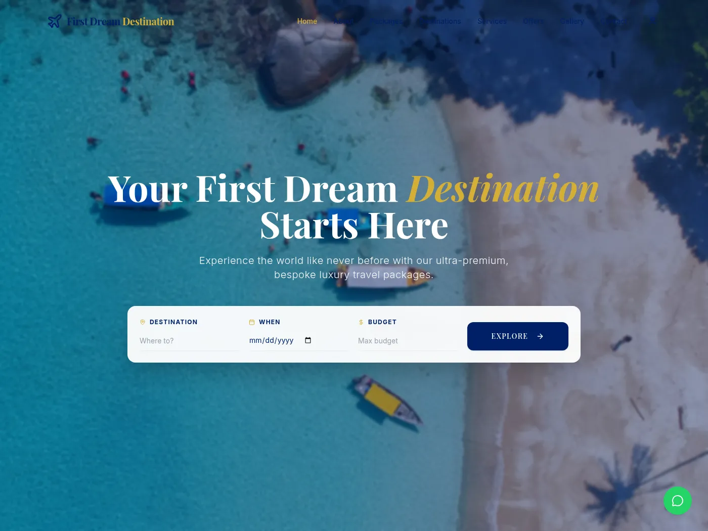 First Dream Destination