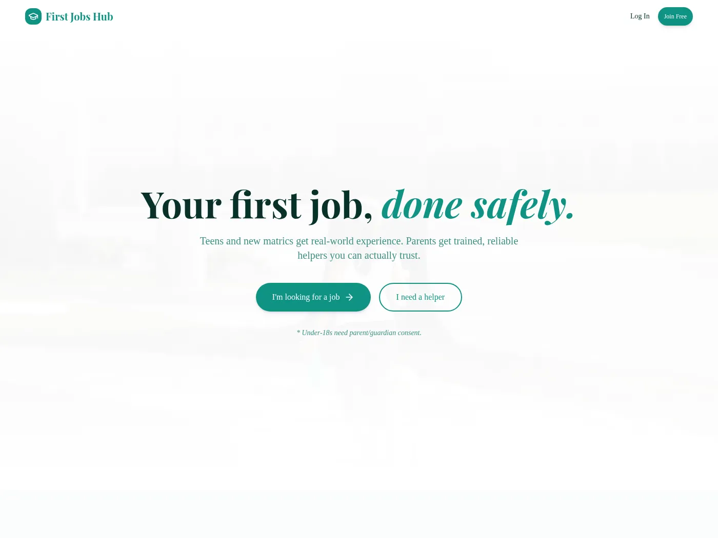 First Jobs Hub