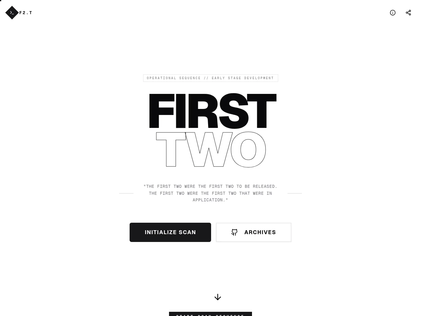 First Two Timeline