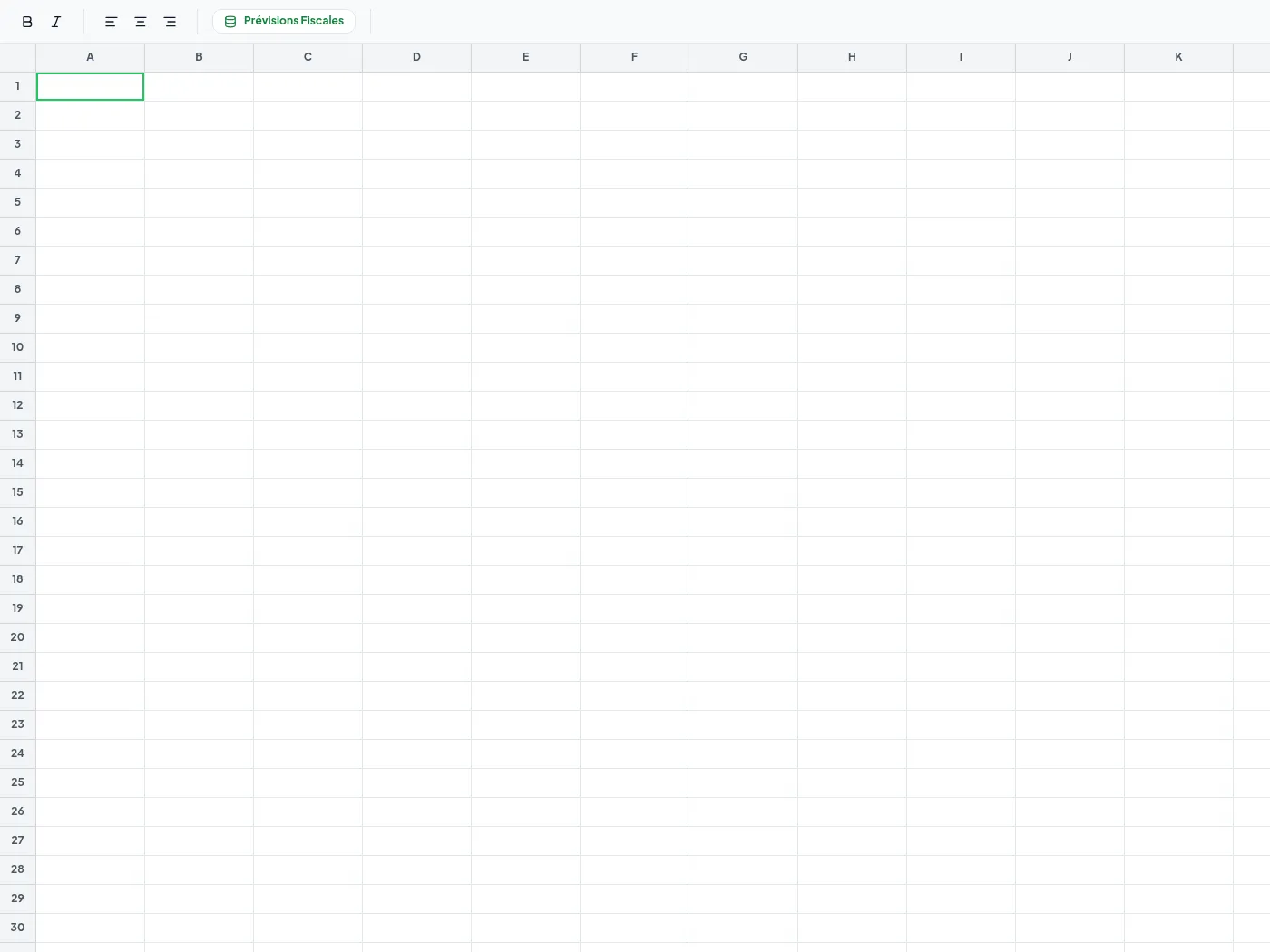 Fiscal Forecast Excel